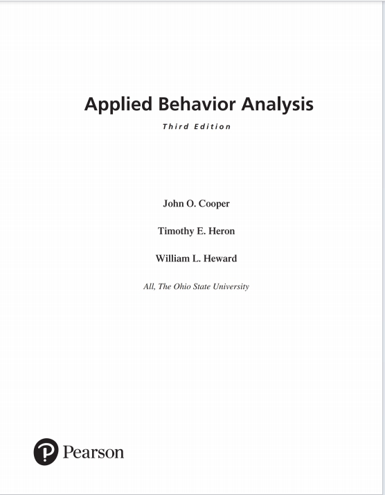Applied Behavior Analysis 3rd Edition – brandikbooks Applied Behavior Analysis 3rd Edition – brandikbooks